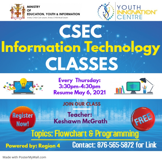 Copy of IT CSEC Classes | PosterMyWall
