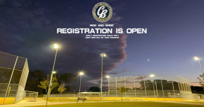 REGISTRATION IS OPEN FLYER | PosterMyWall