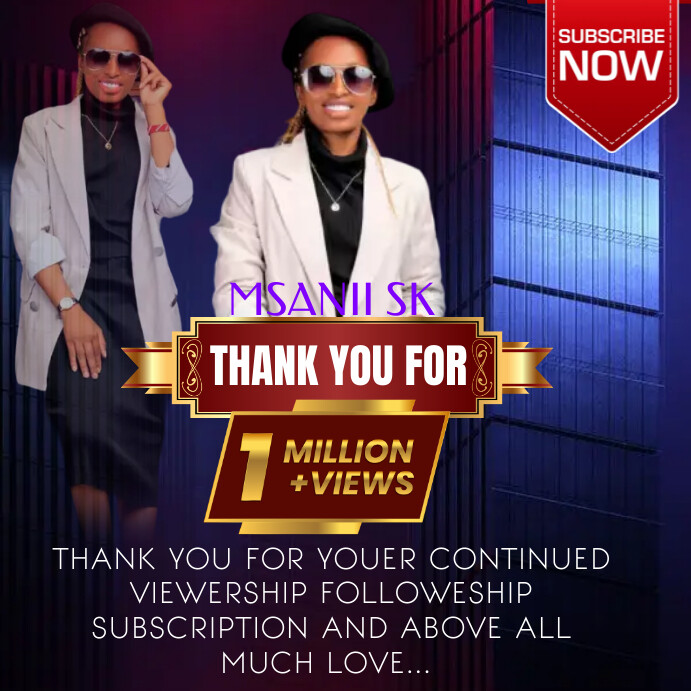 Copy of 1m Views Flyer Post | PosterMyWall