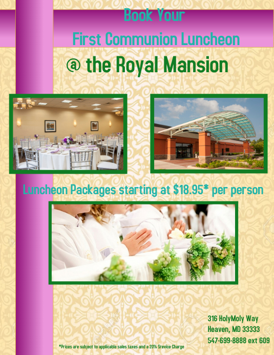 1st Communion Template | PosterMyWall