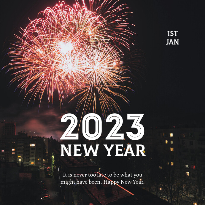 1st Jan Template | PosterMyWall