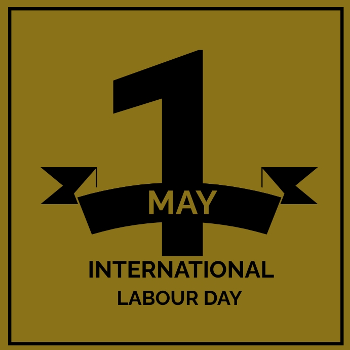 1st may international labour day poster Template | PosterMyWall
