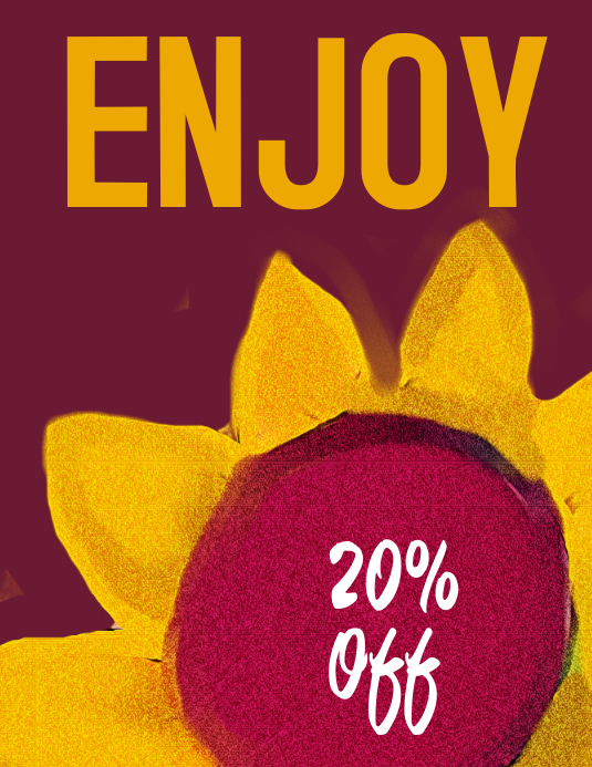 20% Discount Template | PosterMyWall