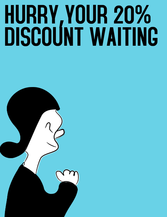 20% Discount poster Template | PosterMyWall