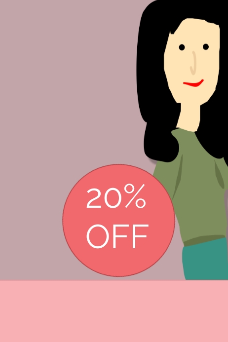 20% Off Discount poster Template | PosterMyWall