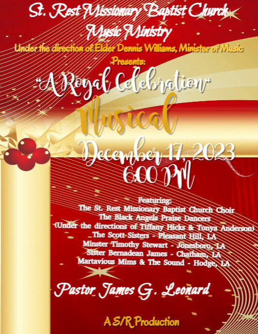 Christmas Musical Poster | PosterMyWall