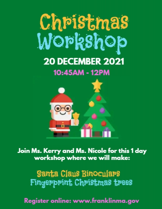 Christmas Preschool Drop Off | PosterMyWall