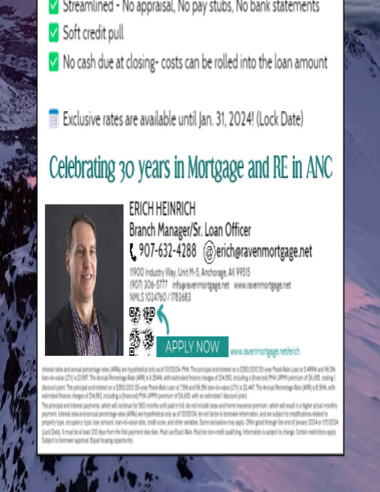 Erich FHA Streamline | PosterMyWall