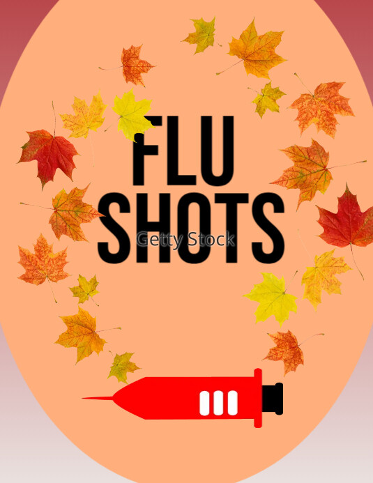 Flu shot Avail sign (1) | PosterMyWall