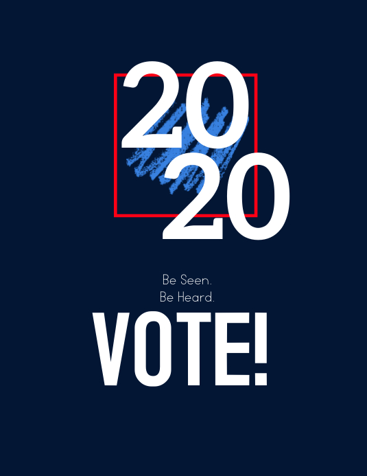 2020 Campaign poster Template | PosterMyWall