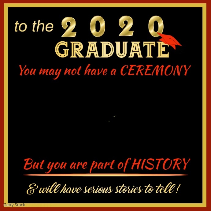 2020 Graduate Video Template | PosterMyWall