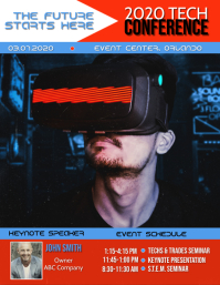2020 Tech Conference Template | PosterMyWall