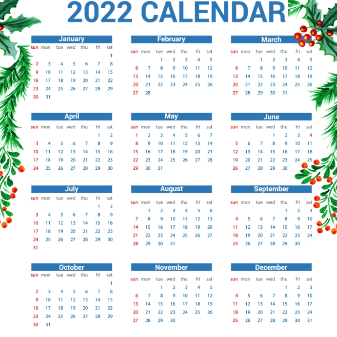 Copy of 2022 calendar | PosterMyWall