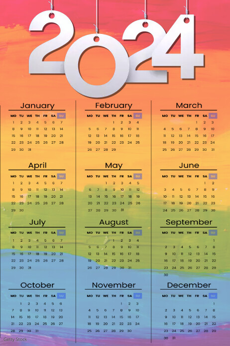2022 Calendar Poster Template | PosterMyWall