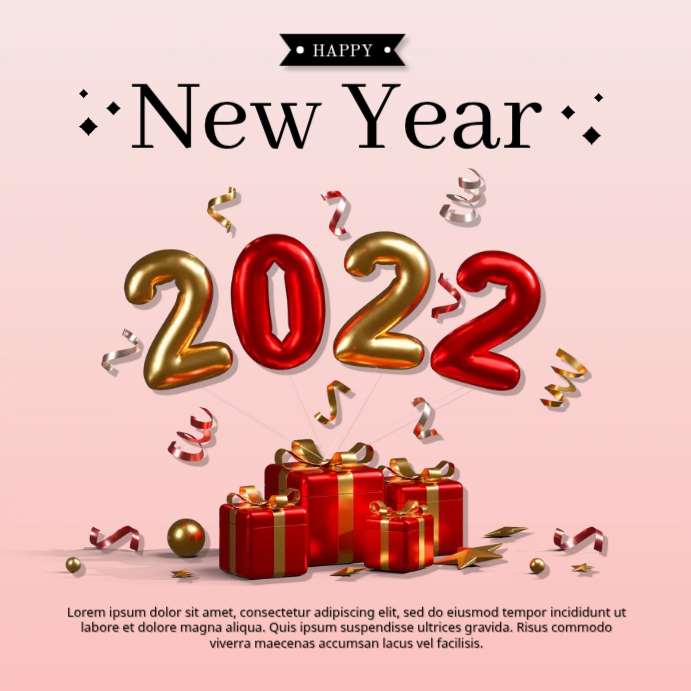 2022 New Year Ads Template | PosterMyWall