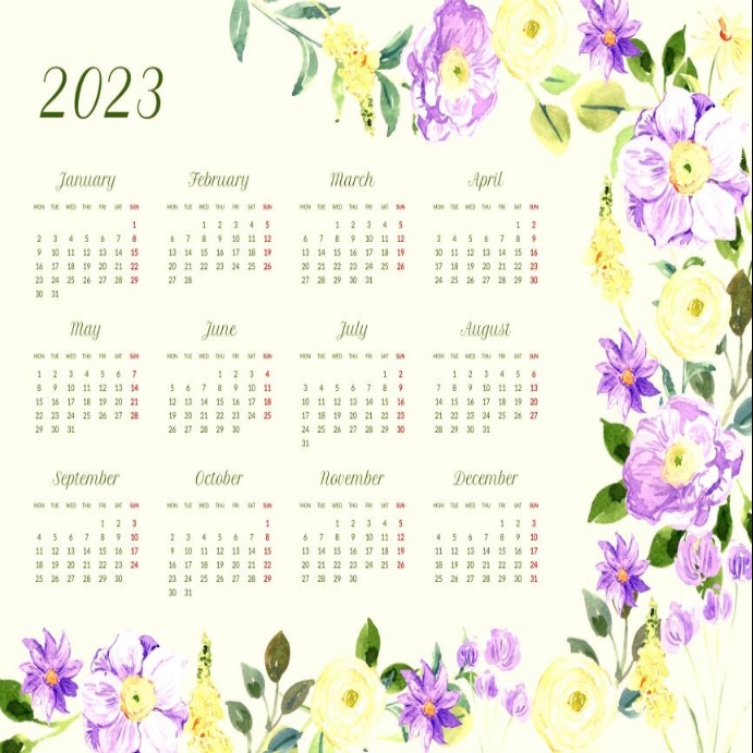 Copy of 2023 calendar | PosterMyWall