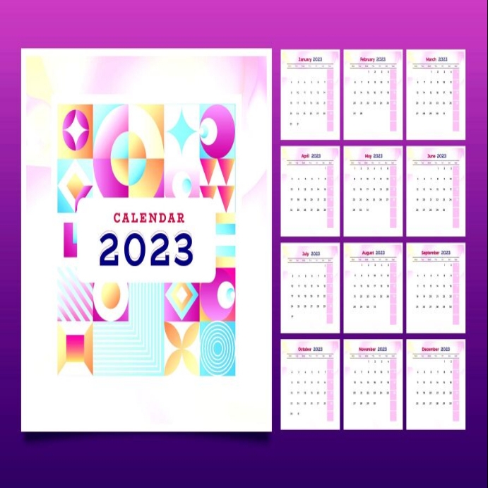 2023 calendar Template | PosterMyWall