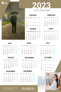 2023 Calendar Design Template | PosterMyWall