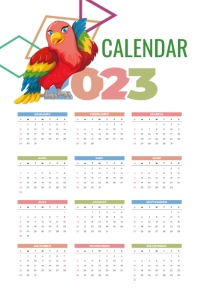 2023 Calendar Poster Template | PosterMyWall