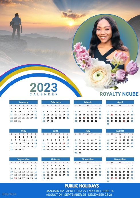 2023 CALENDER FLYER (1) Template | PosterMyWall