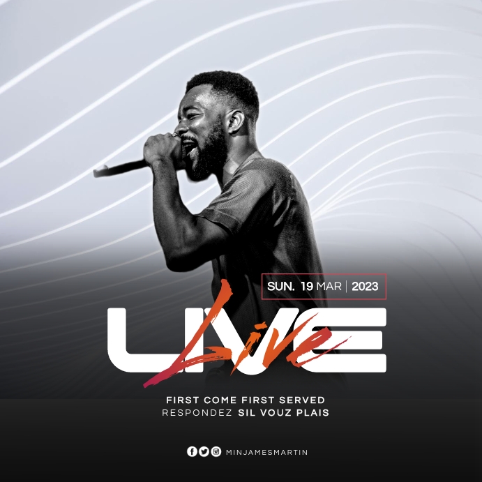 Copy of 2023 CHURCH CONCERT POSTER DESIGN TEMPLATE (1 | PosterMyWall