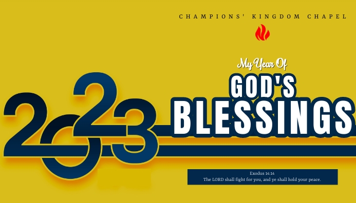 Copy of 2023 Church theme design | PosterMyWall