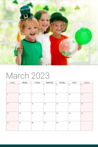 March 2023 Calendar Template | PosterMyWall