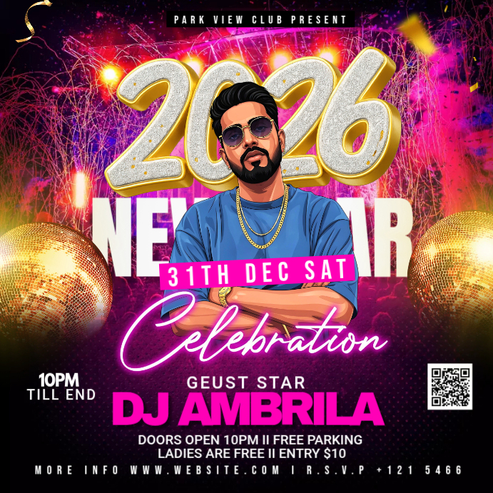 2023 new year party flyer Template | PosterMyWall