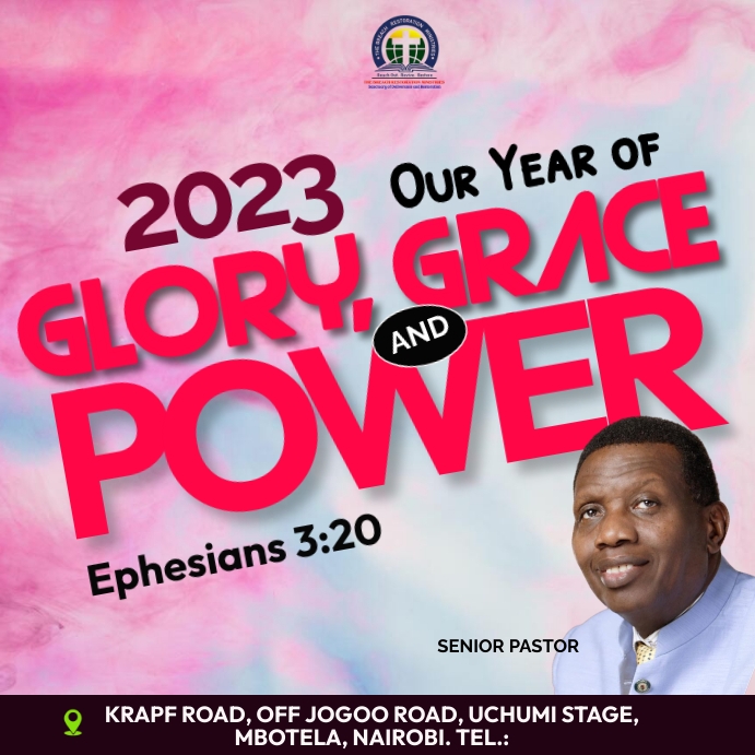 Copy of 2023 year of glory, grace of power | PosterMyWall