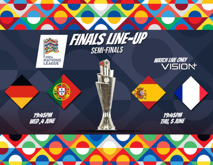 2024/25 UEFA Nations League finals เทมเพลต | PosterMyWall