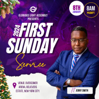 2024 cross over crossover service christmas Template | PosterMyWall