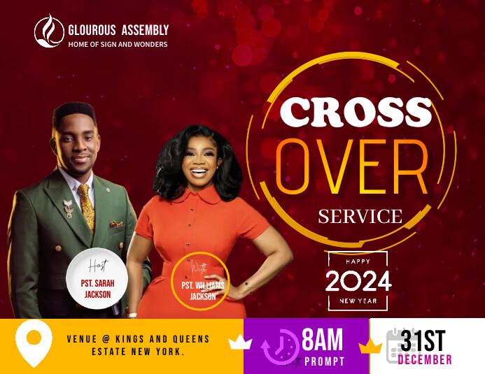 Copy of 2024 cross over crossover service christmas a | PosterMyWall
