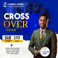 2024 cross over crossover service christmas a Template | PosterMyWall