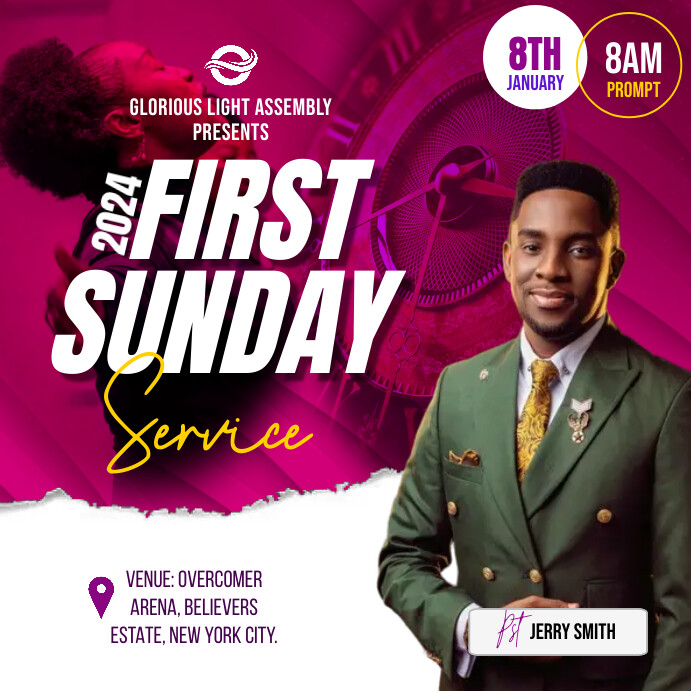 2024 cross over crossover service christmas Template | PosterMyWall