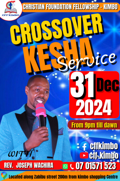 Copy of 2024 CROSSOVER KESHA | PosterMyWall