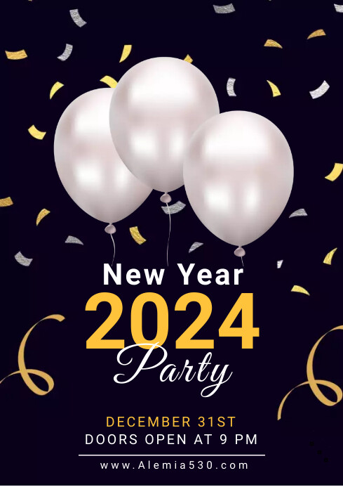 2024 New Year Party Templat | PosterMyWall