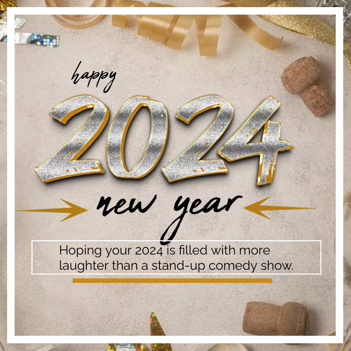 2024 new year post Template | PosterMyWall