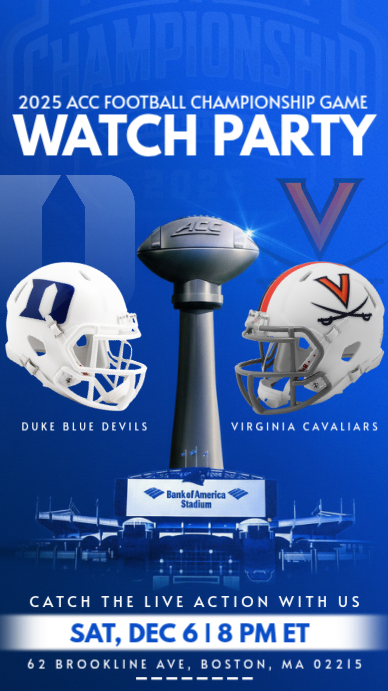 Copy of 2025 ACC Football Championship Game: Virginia Cavaliers vs Duke ...