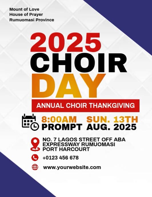 Copy of 2025 Choir Day | PosterMyWall