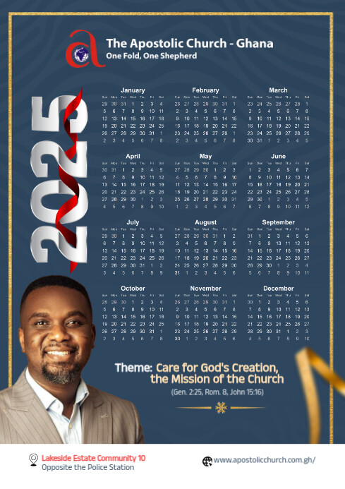 2025 Church Calender Design Template | PosterMyWall