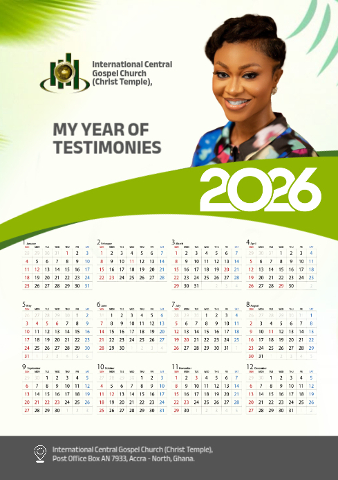 Copy of 2025 Church Calender Design | PosterMyWall