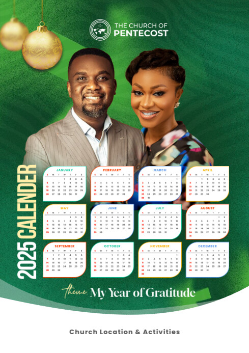 Copy of 2025 Church Calender Design | PosterMyWall