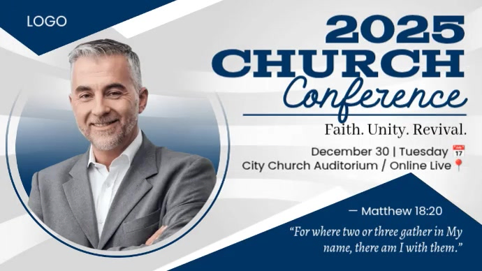 2025 Church Conference Template | PosterMyWall