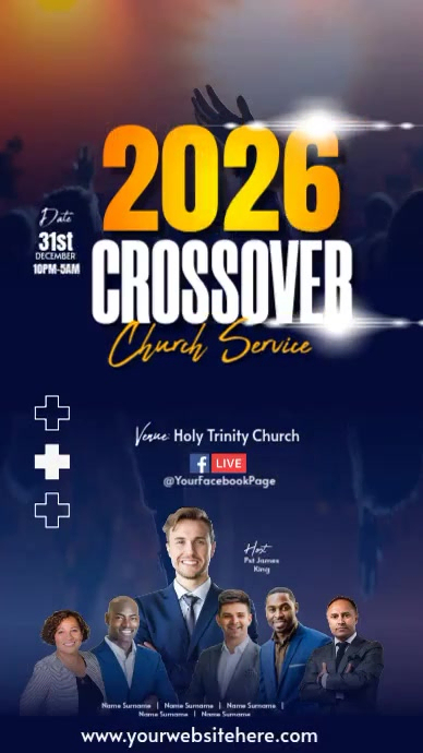 Copy of 2025 crossover service | PosterMyWall