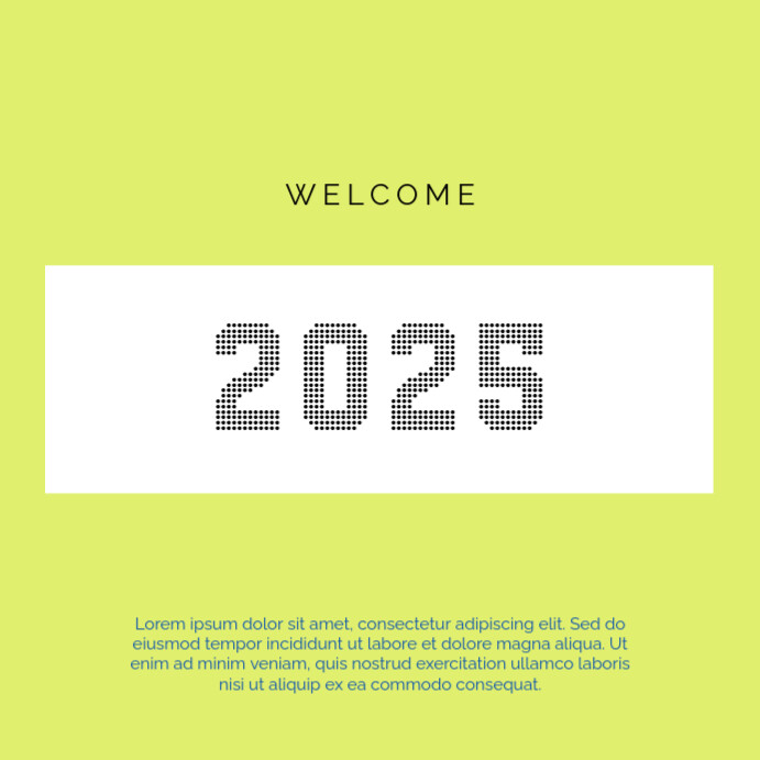 2025 Template | PosterMyWall