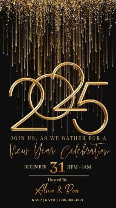 Plantilla de 2025 invitation | PosterMyWall