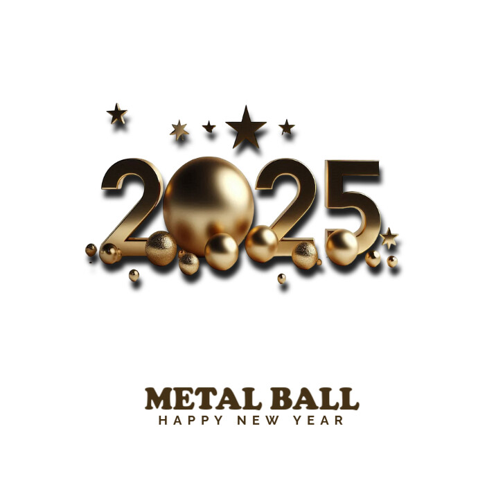 2025 Metal Logo Template | PosterMyWall