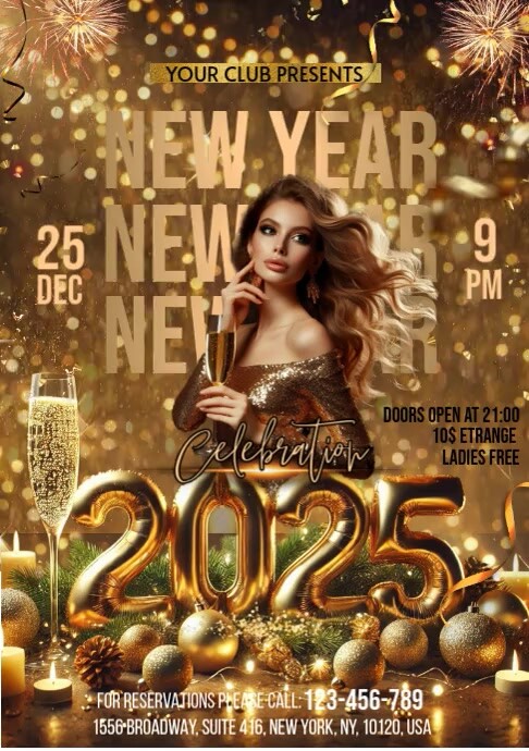 Copy of 2025 New Year | PosterMyWall