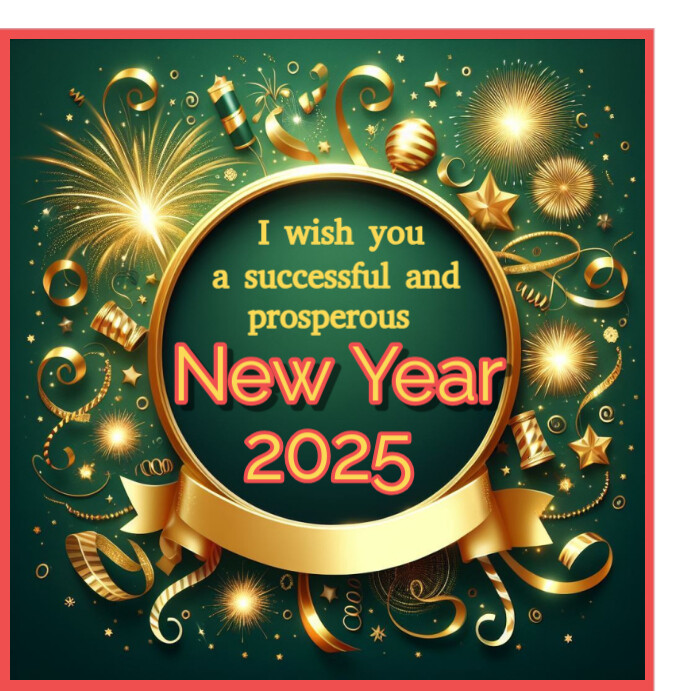 2025 new year wishes design Template | PosterMyWall