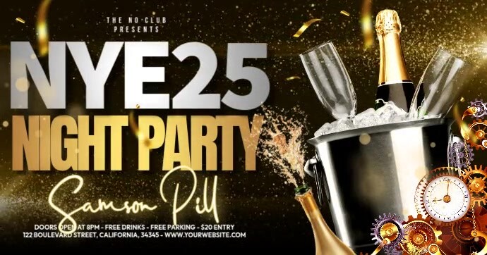 2025 Night Party Event Template | PosterMyWall